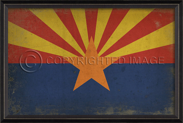 Arizona State Flag Wall Art – Domaci