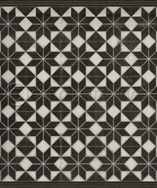 Pattern 20 "Stargazer" With Border Vinyl Floorcloth - Spicher & Co ...