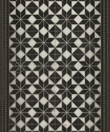 Pattern 20 "Stargazer" With Border Vinyl Floorcloth - Spicher & Co ...