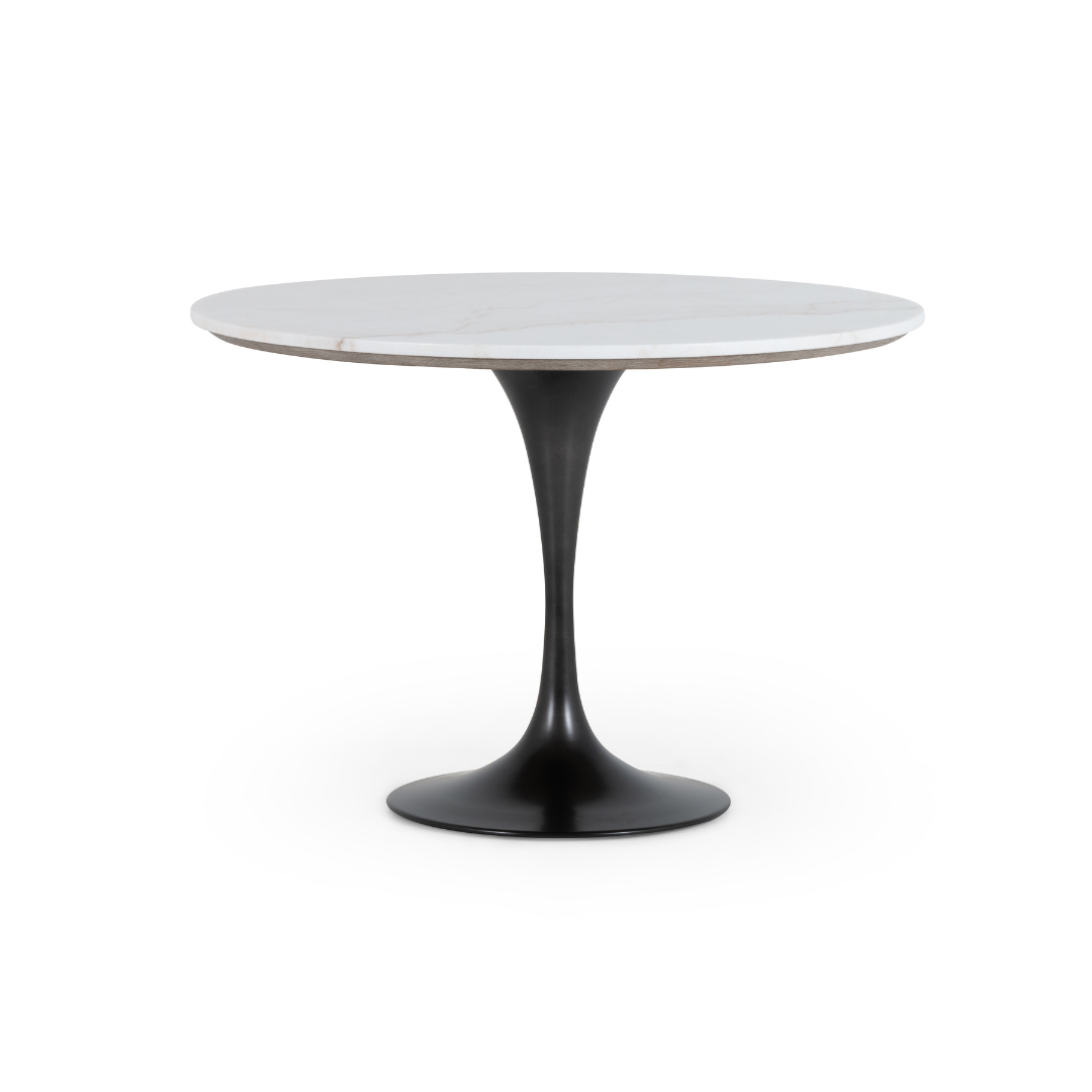 Powell Dining Table, White Marble – Domaci