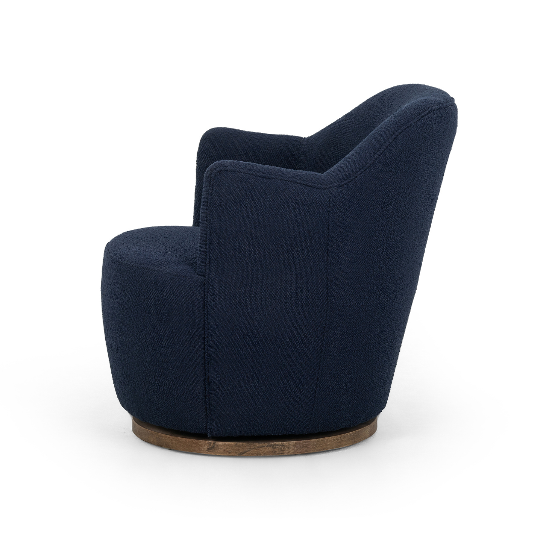 Aurora Swivel Chair-Copenhagen Indigo – Domaci